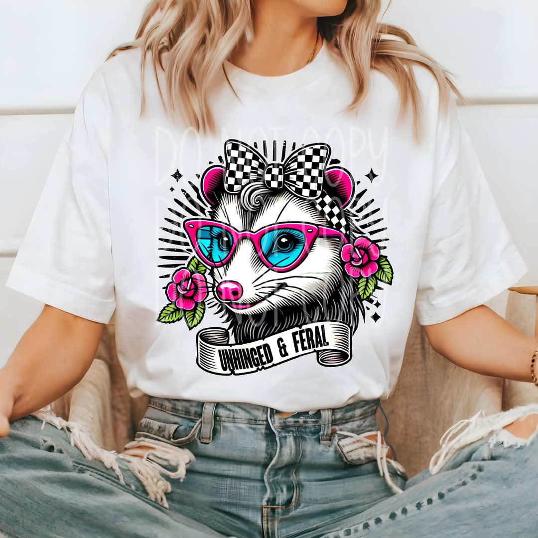 Unhinged And Feral Transfer – Classy Crafts