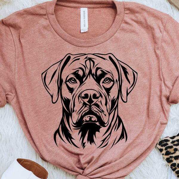 Boerboel Dog Head Transfer**SOLD SEPARATELY** – Classy Crafts