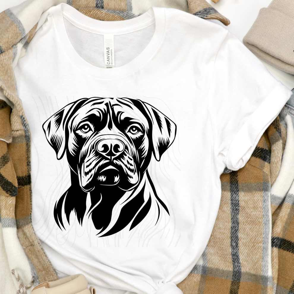 Boerboel Dog Head Transfer**SOLD SEPARATELY** – Classy Crafts