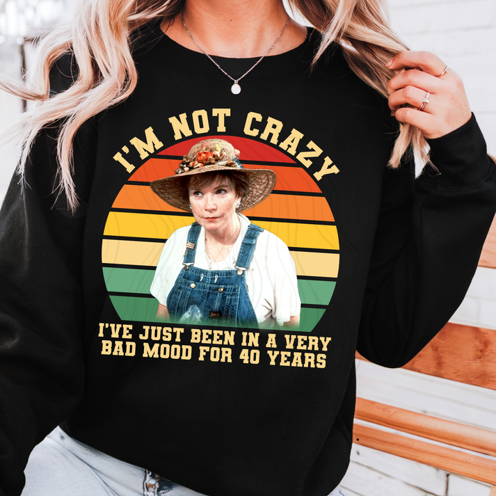 Im Not Crazy Ive Been In A Bad Mood Transfer – Classy Crafts
