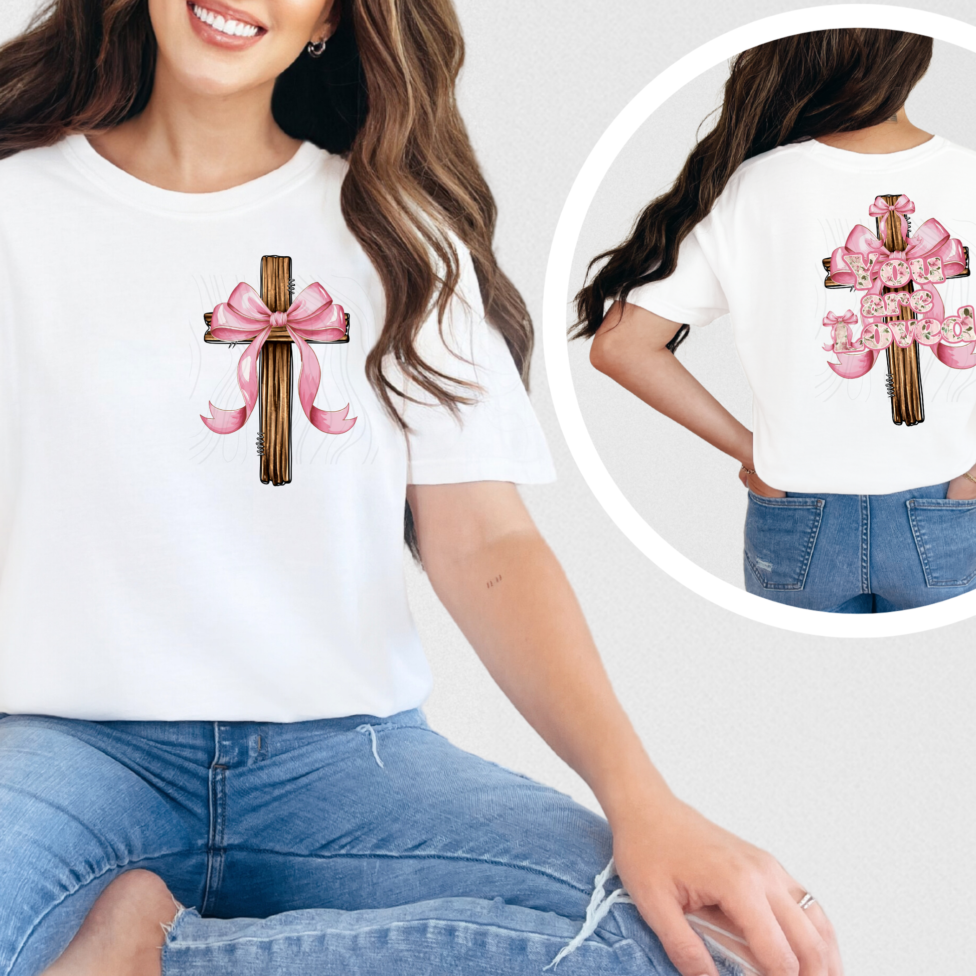 You Are Loved Cross Transfer** TWO PART DESIGN*SOLD SEPARATELY ...