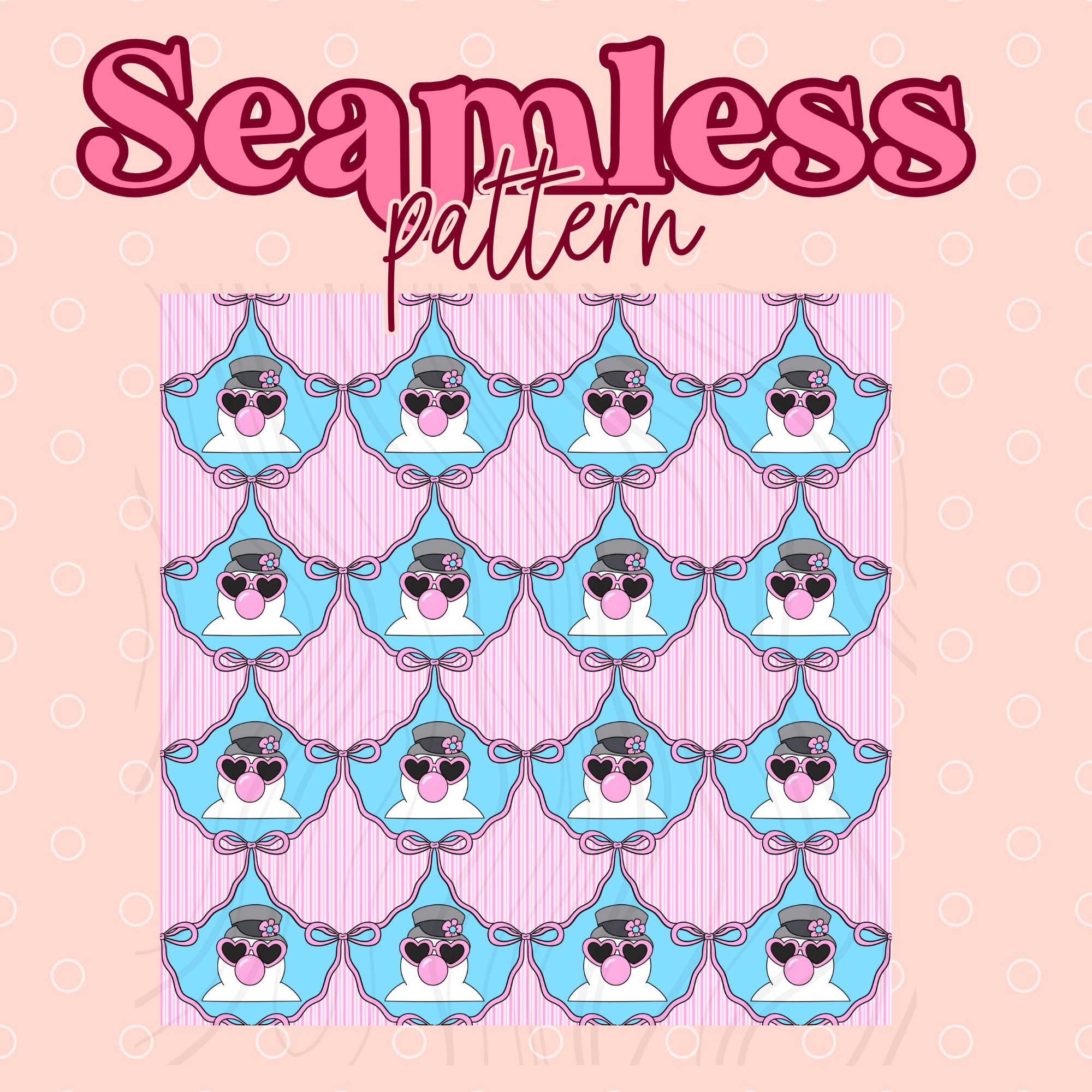 Frosty Seamless Transfer – Classy Crafts