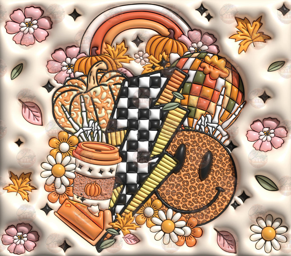 3D Puff Fall Collage Tumbler Wrap – Classy Crafts