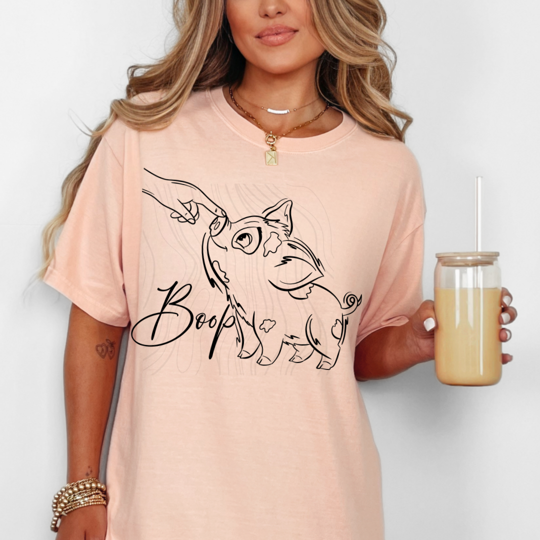 Boop Pig Transfer – Classy Crafts