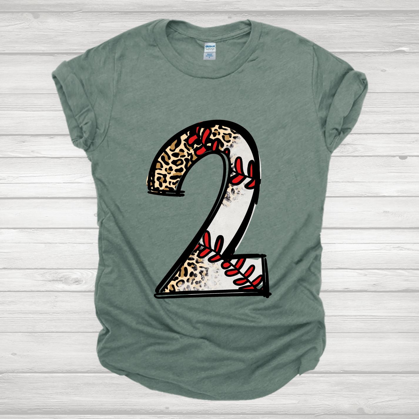 Baseball Number 2 Transfer – Classy Crafts