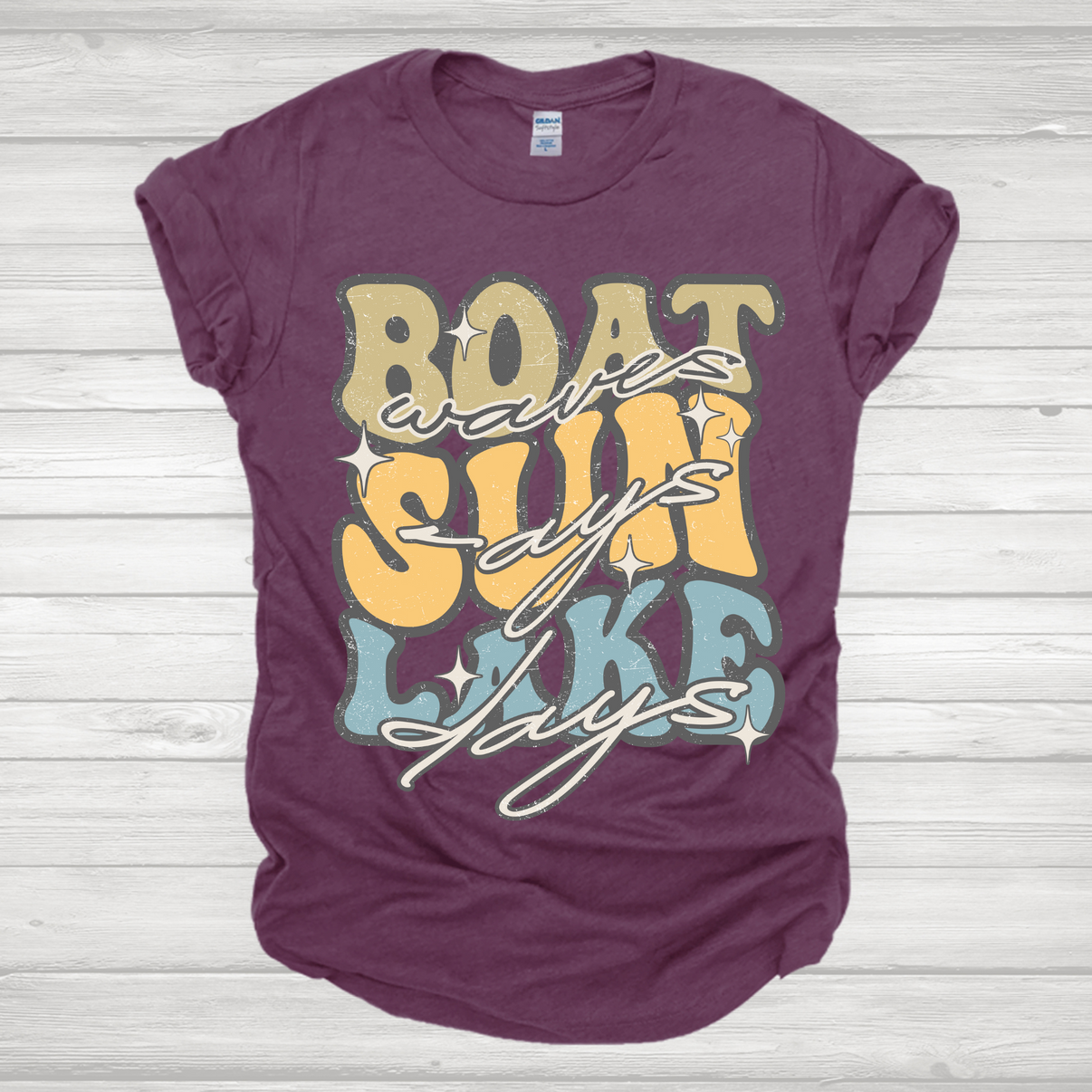 Boat Waves Sun Rays Lake Days Transfer – Classy Crafts