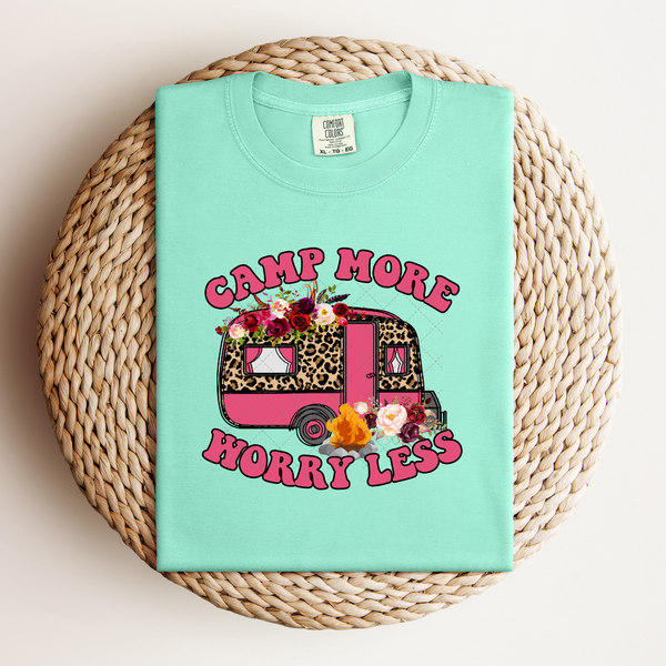 Camp More Worry Less Transfer – Classy Crafts