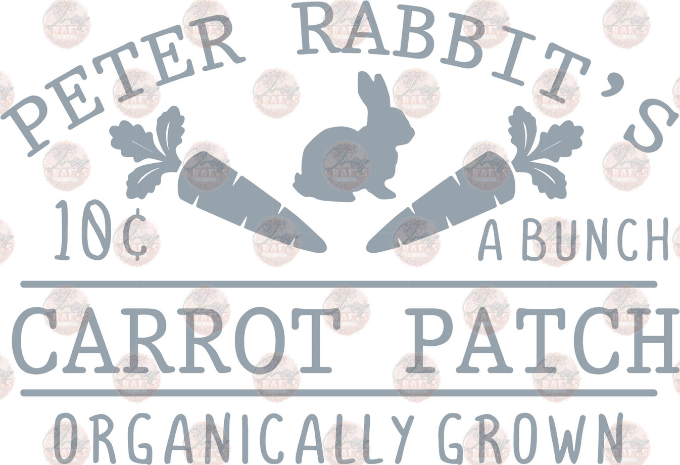 Carrot Patch Transfer – Classy Crafts