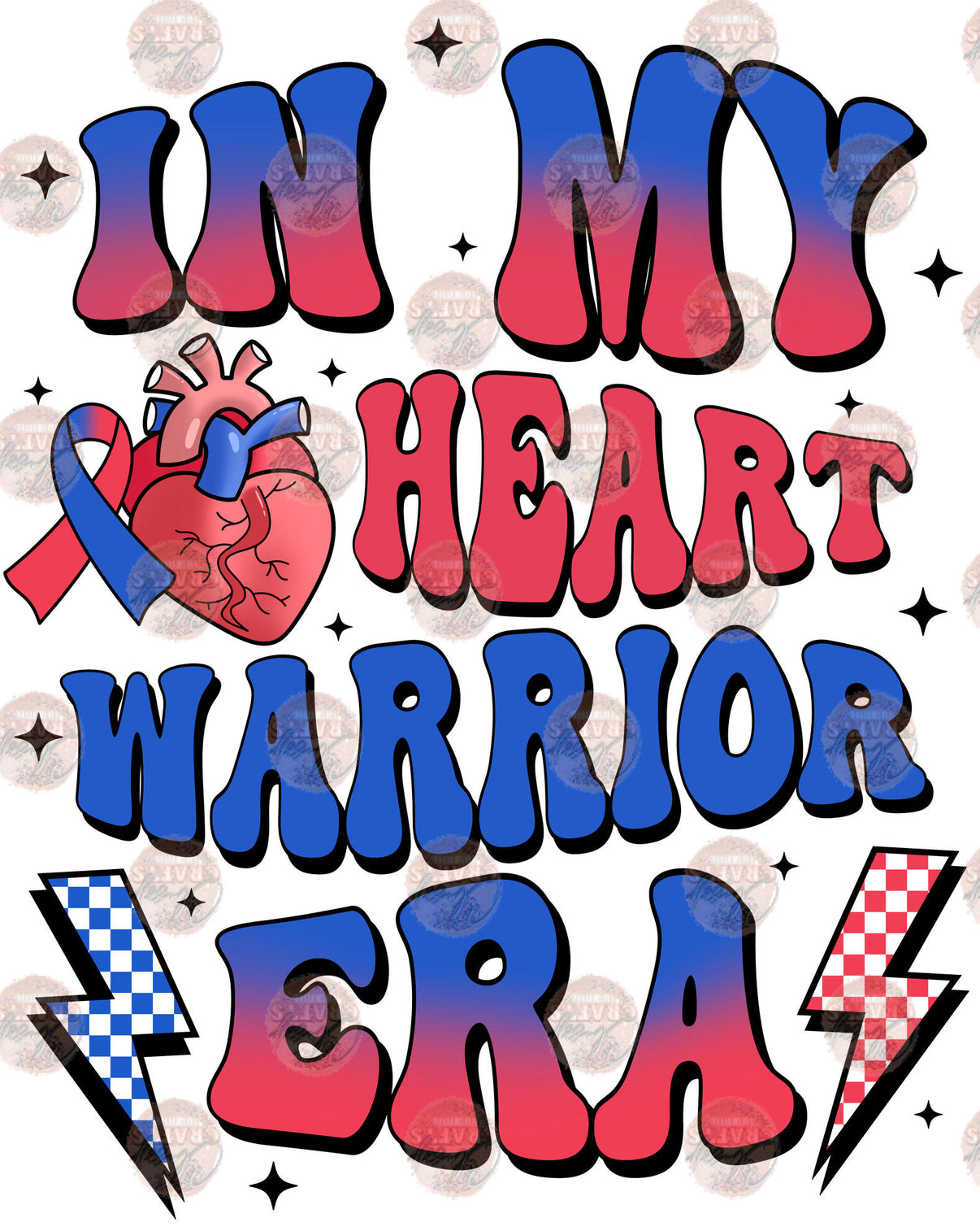 CHD Heart Warrior Era Transfer – Classy Crafts