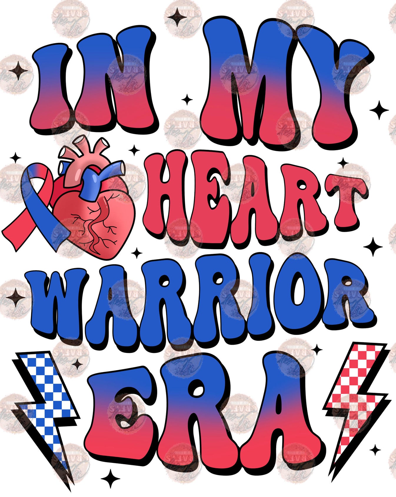 CHD Heart Warrior Era Transfer – Classy Crafts