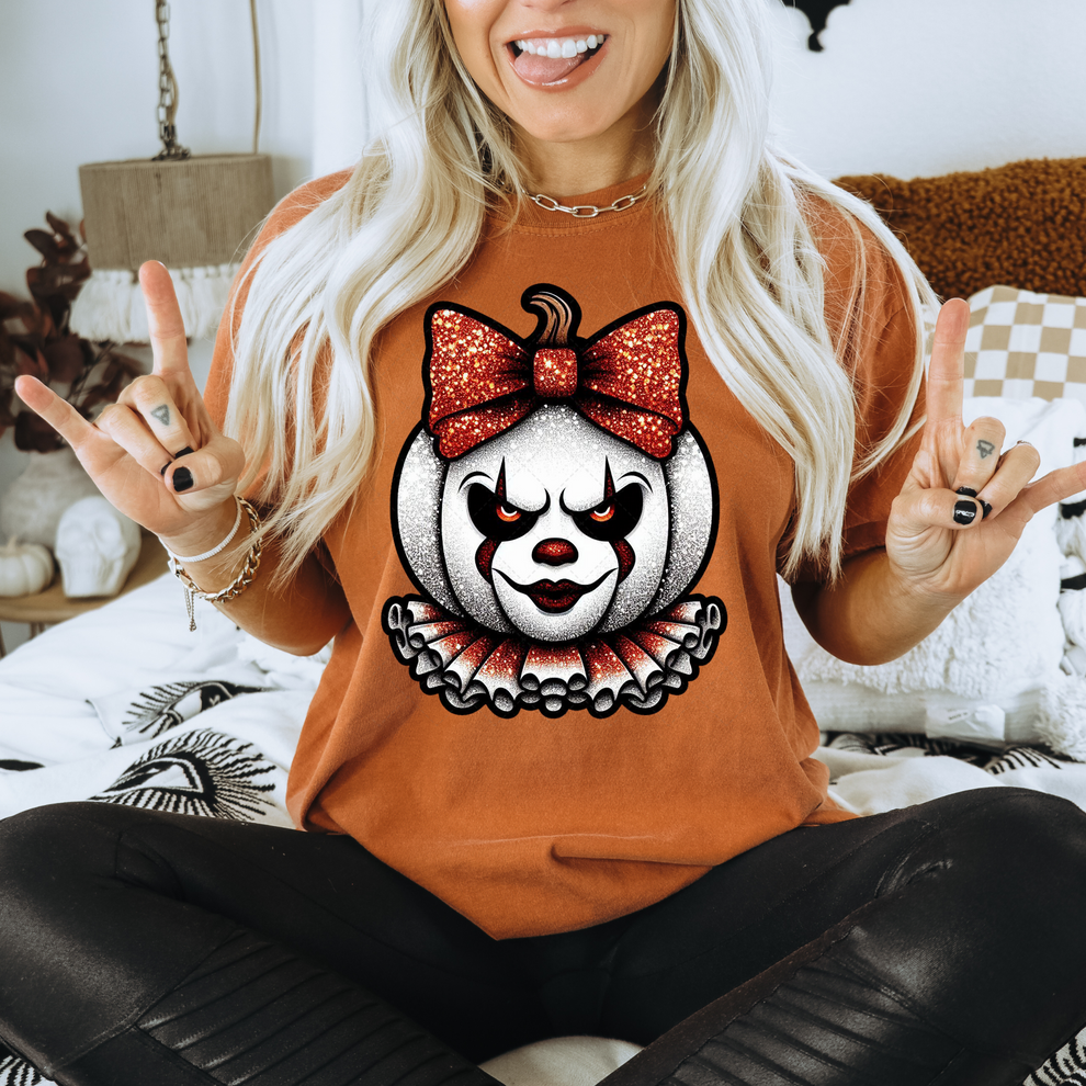 Clown Pumpkin Transfer – Classy Crafts