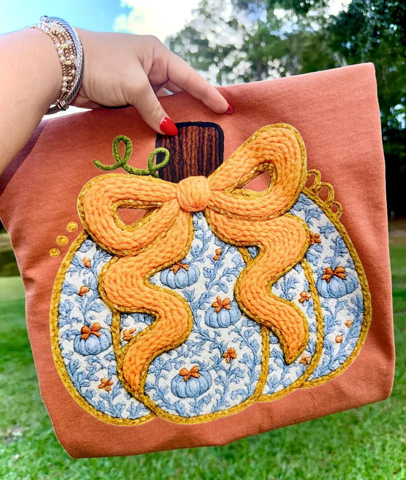 FAUX YARN PUMPKIN TRANSFER – Classy Crafts