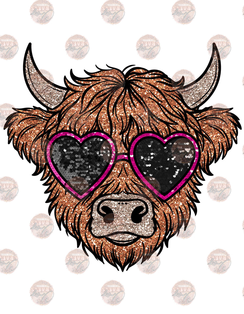 Faux highland cow Transfer – Classy Crafts