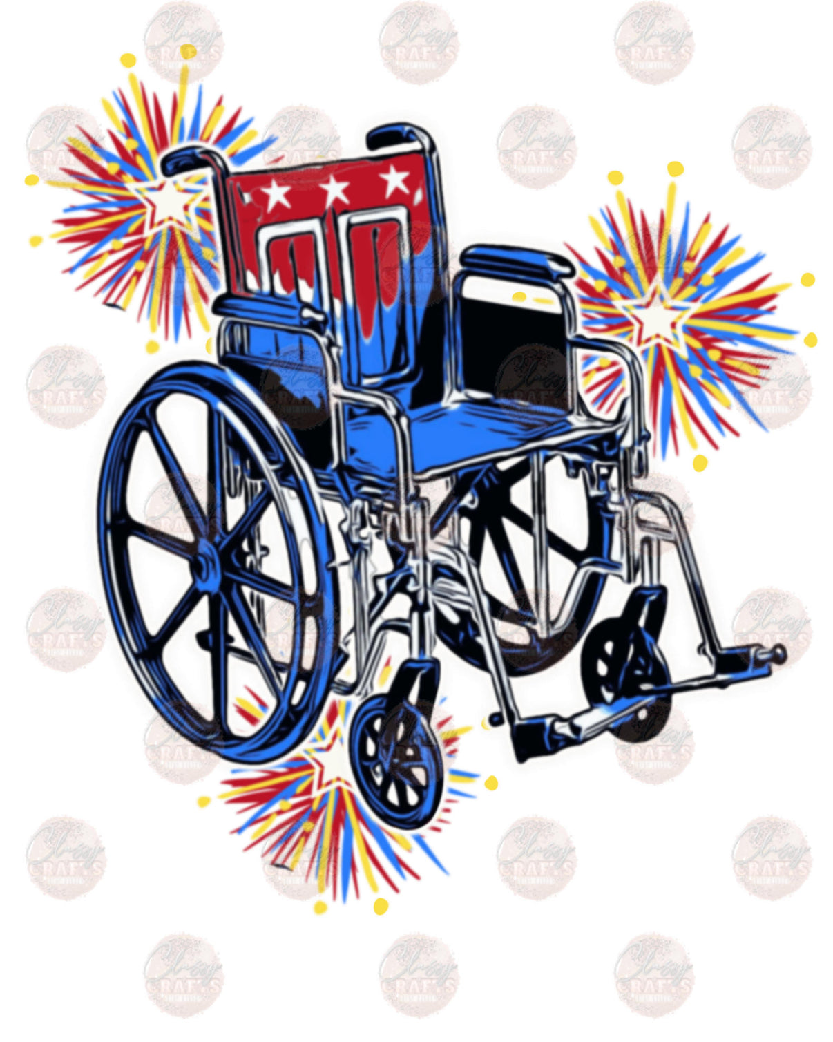 Fireworks Wheelchair Pocket Transfer – Classy Crafts