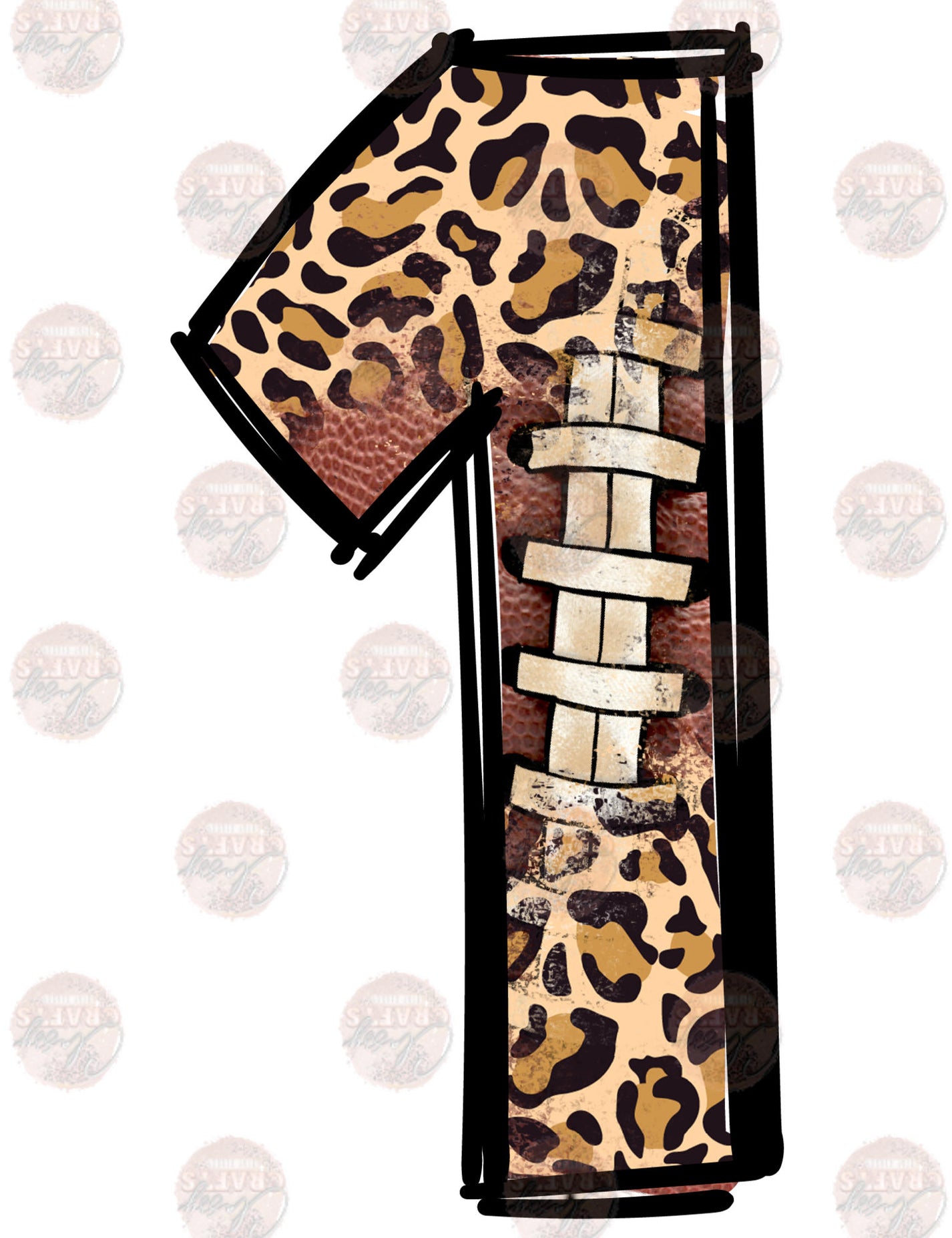 Football Number 1 Transfer – Classy Crafts