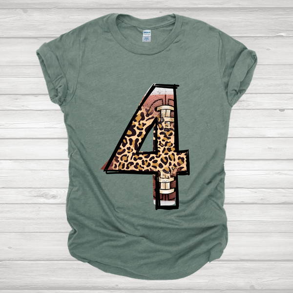 Football Number 4 Transfer – Classy Crafts
