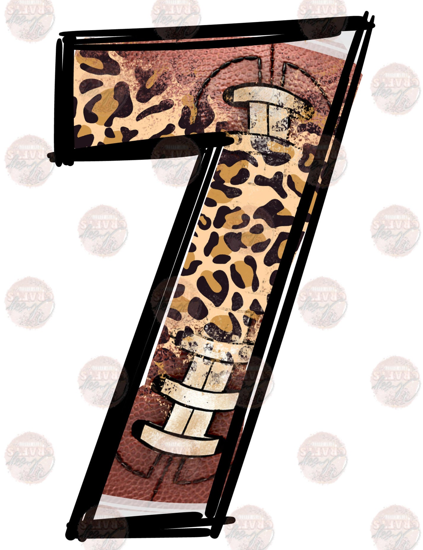 Football Number 7 Transfer – Classy Crafts