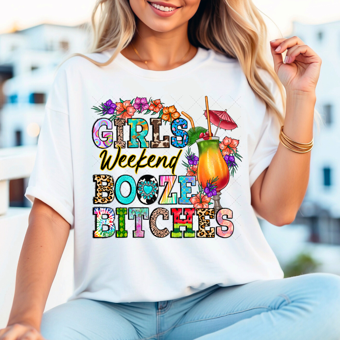 Girls Weekend Booze Transfer – Classy Crafts