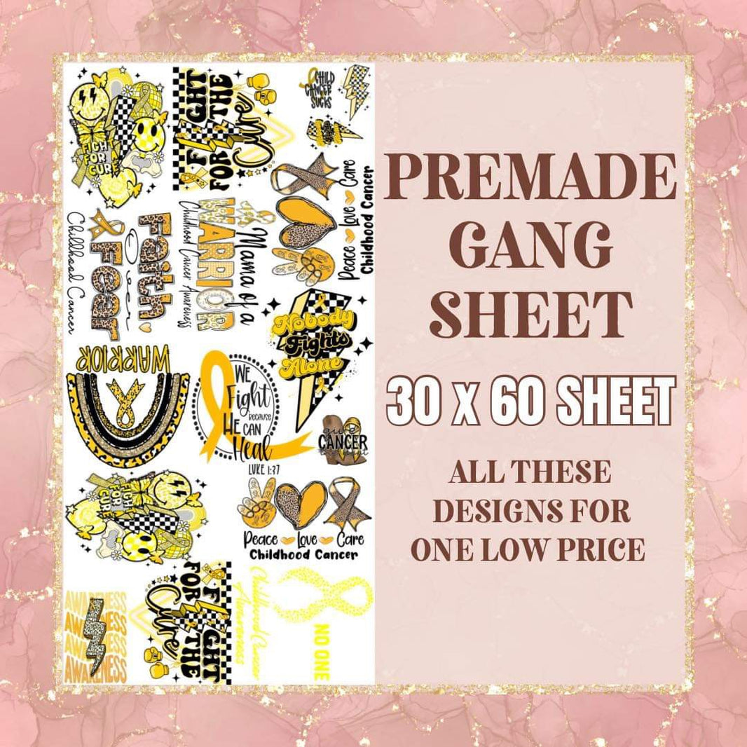 Awareness Premade Gang Sheets – Classy Crafts