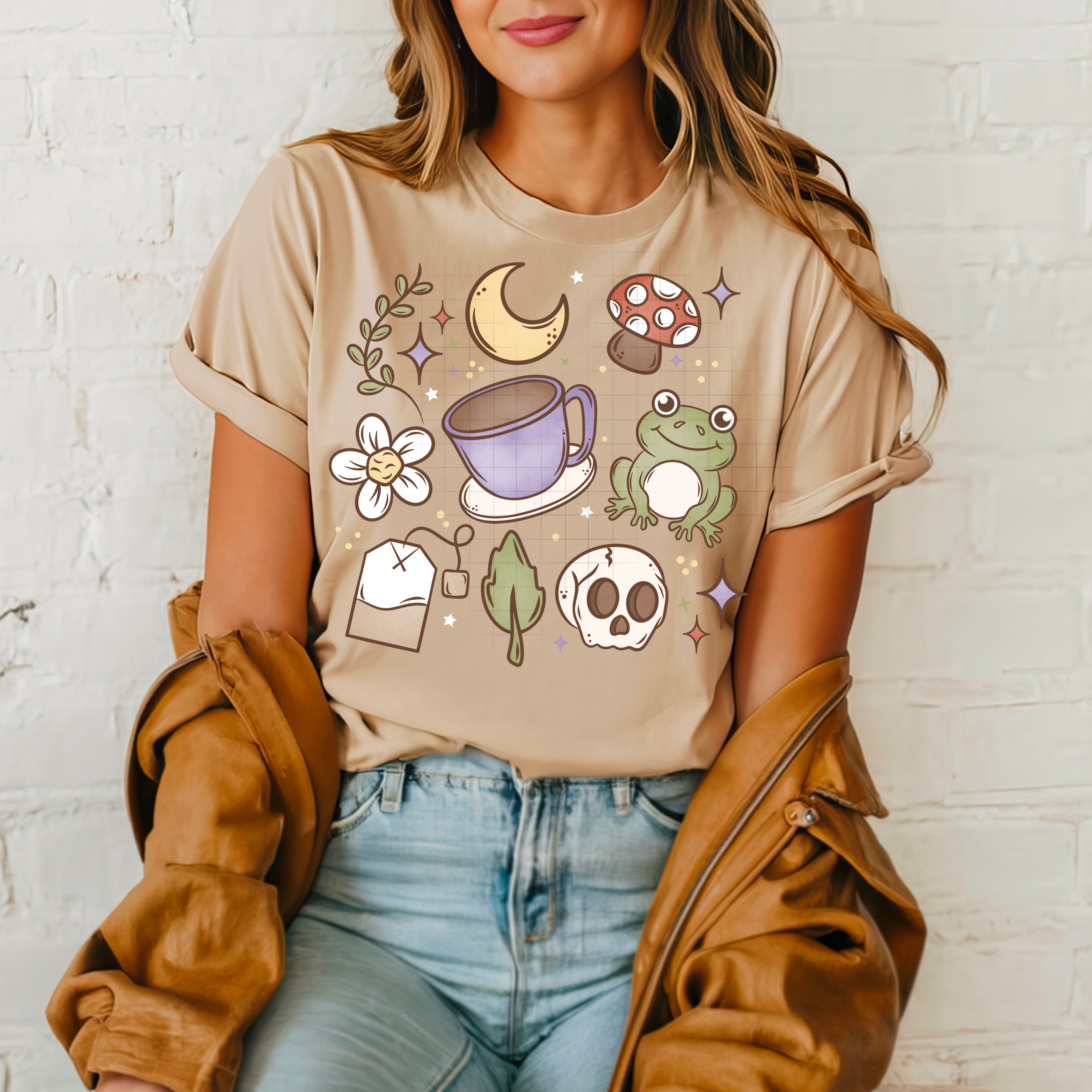 Spring Cottagecore Frog Collage Transfer – Classy Crafts