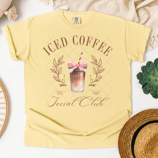 Iced Coffee Social Club Transfer – Classy Crafts