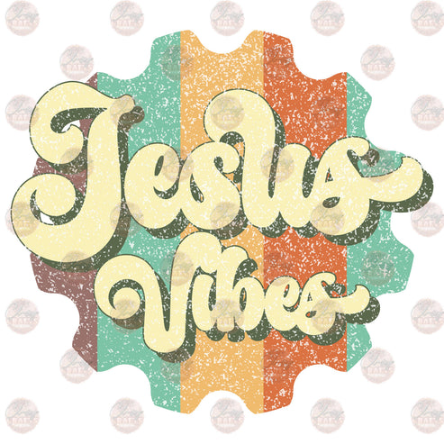 Jesus Vibes Transfer – Classy Crafts