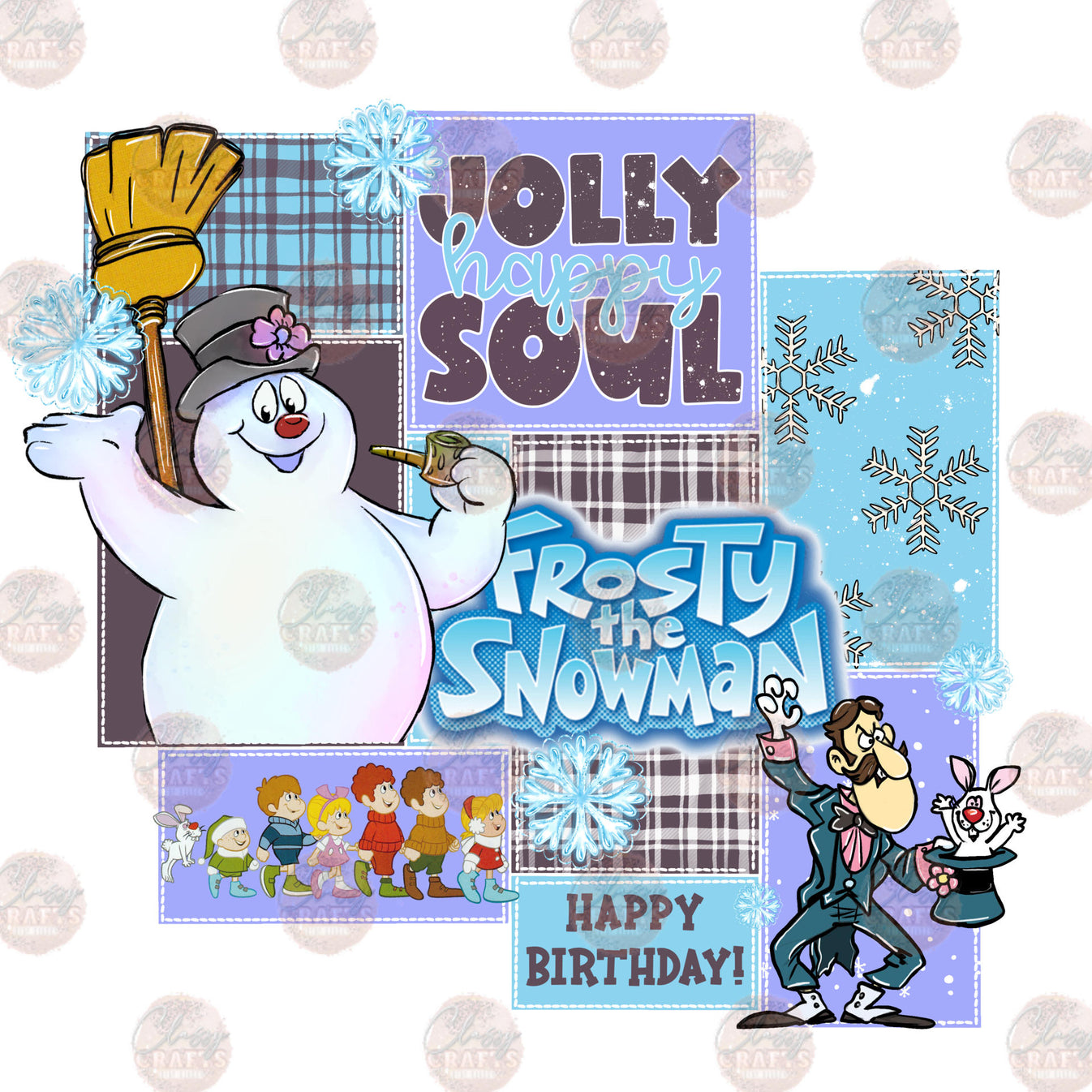 Jolly Happy Soul - Sublimation Transfer – Classy Crafts