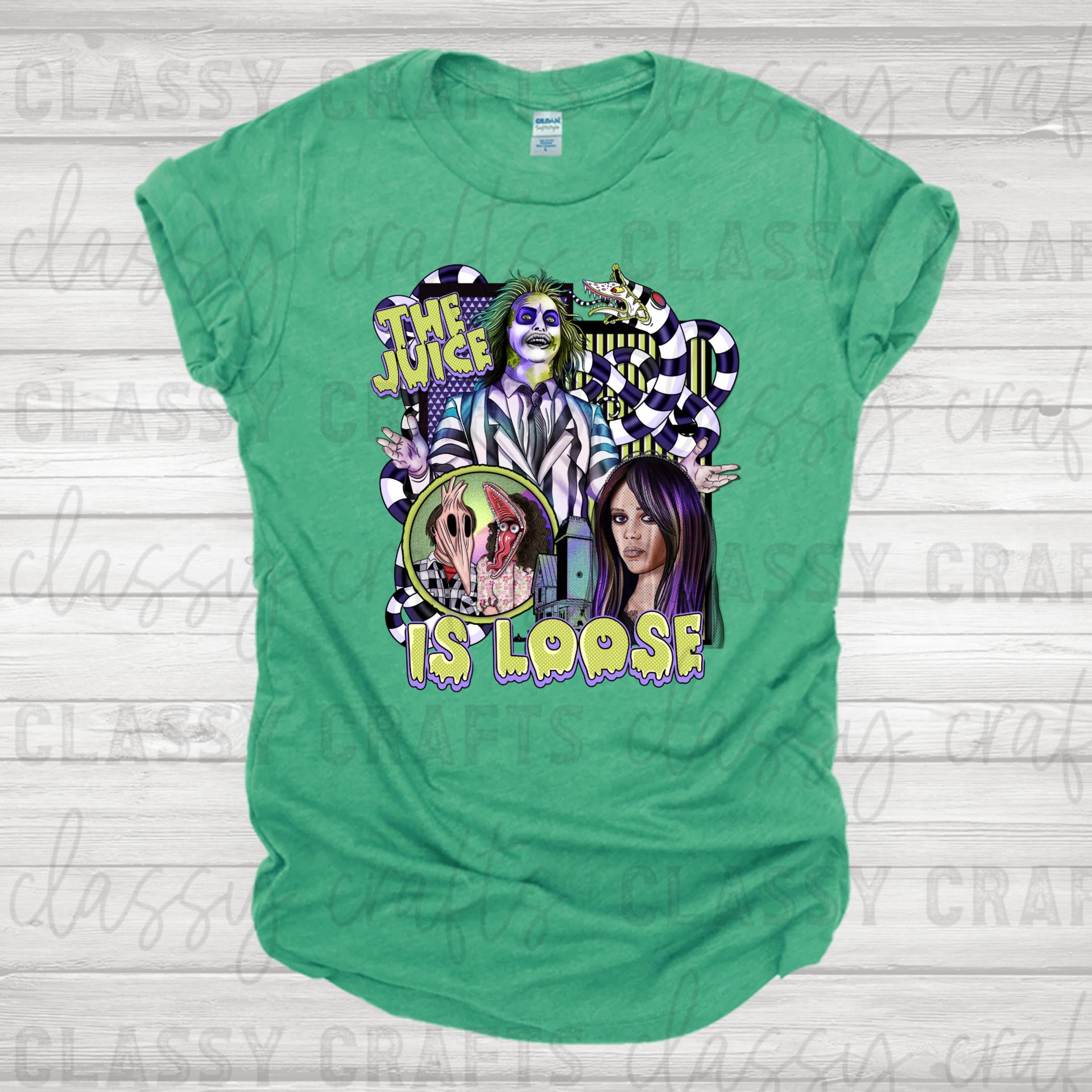 Juice is Loose ** TWO PART* SOLD SEPARATELY** Transfer – Classy Crafts