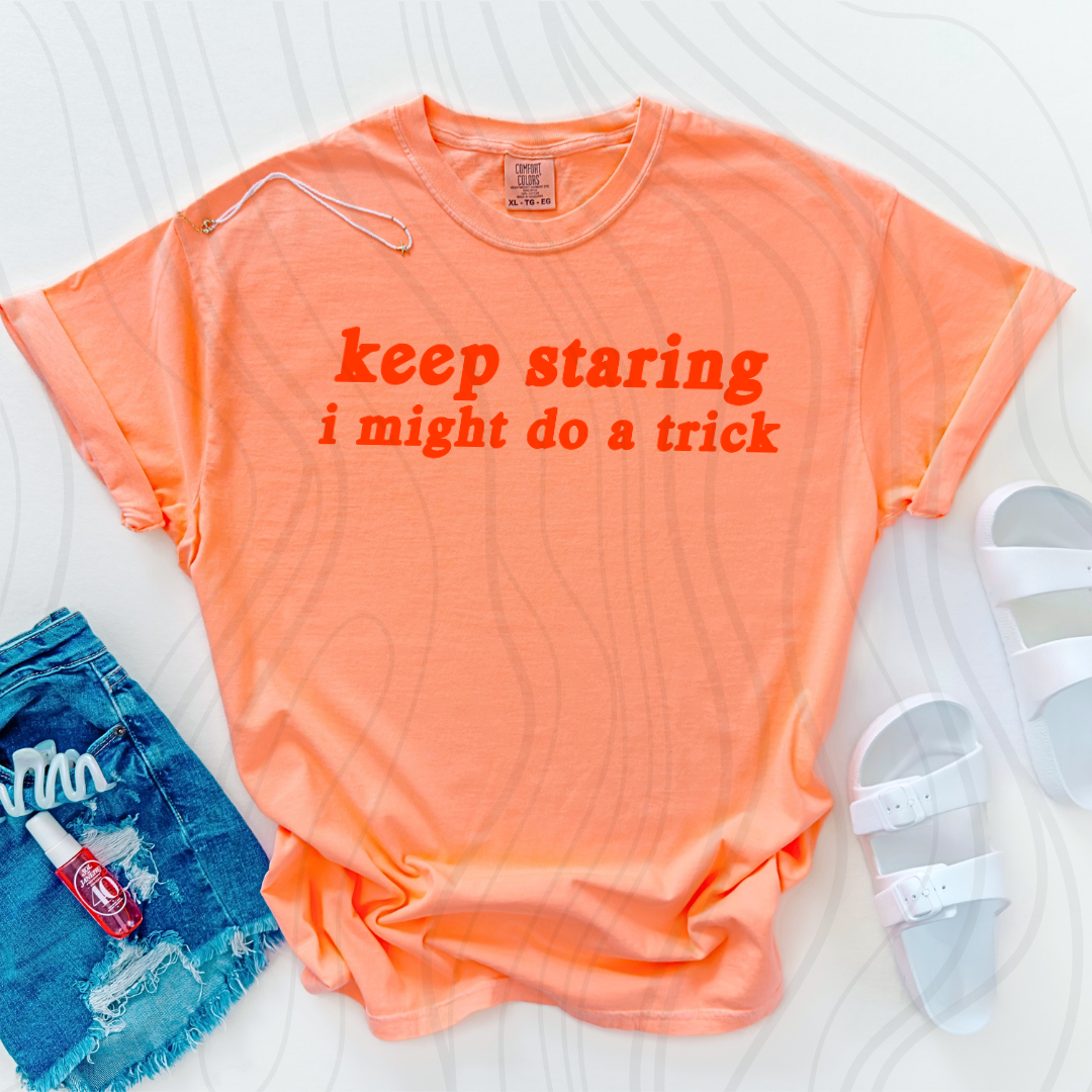 Keep Staring I Might Do A Trick Transfer – Classy Crafts