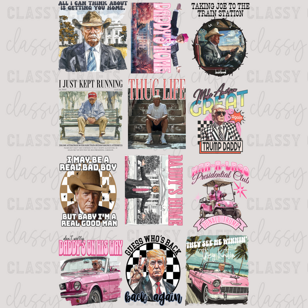 MAGA - 30x48 - PREMADE GANG SHEET – Classy Crafts