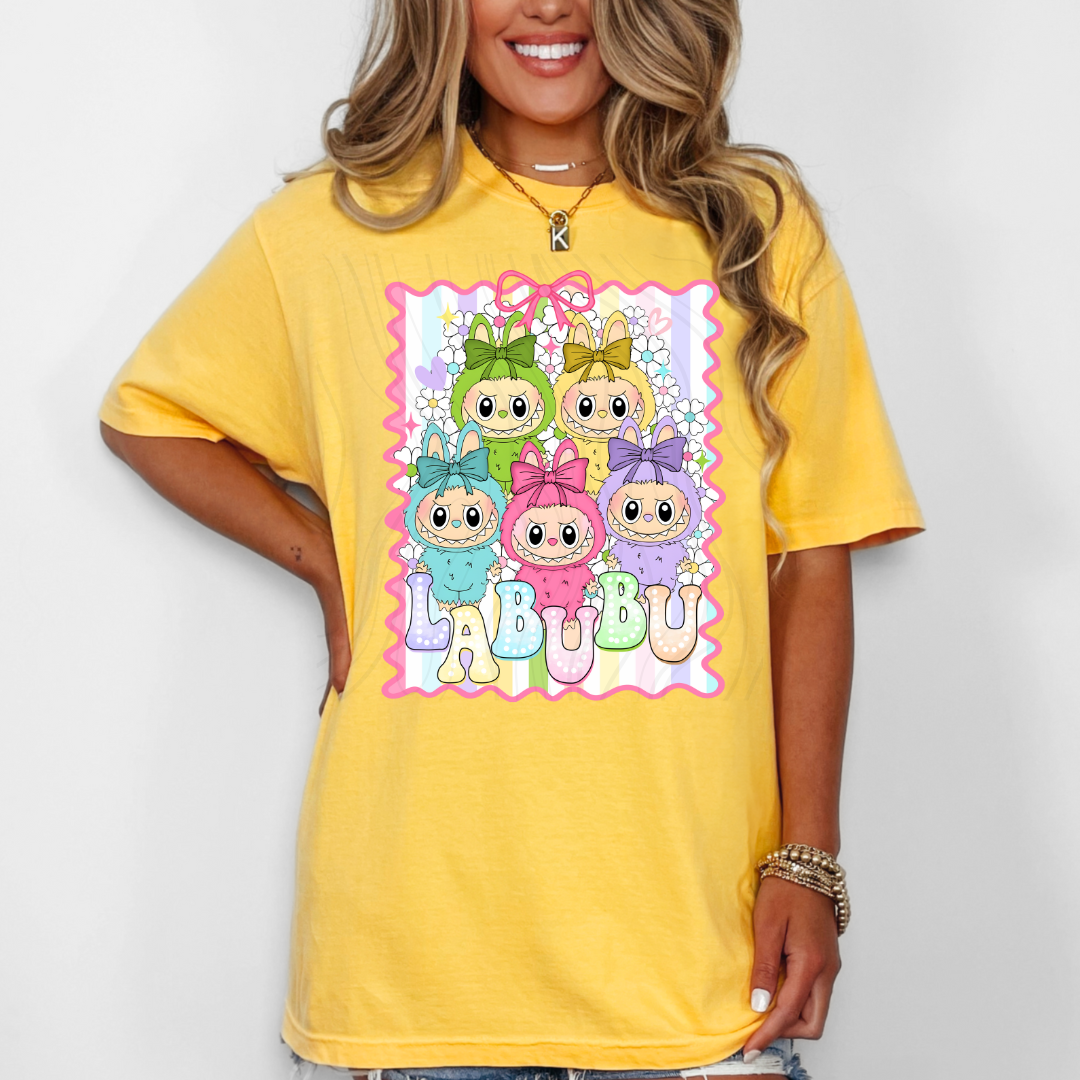 Labubu Pink Frame Coquette Transfer – Classy Crafts