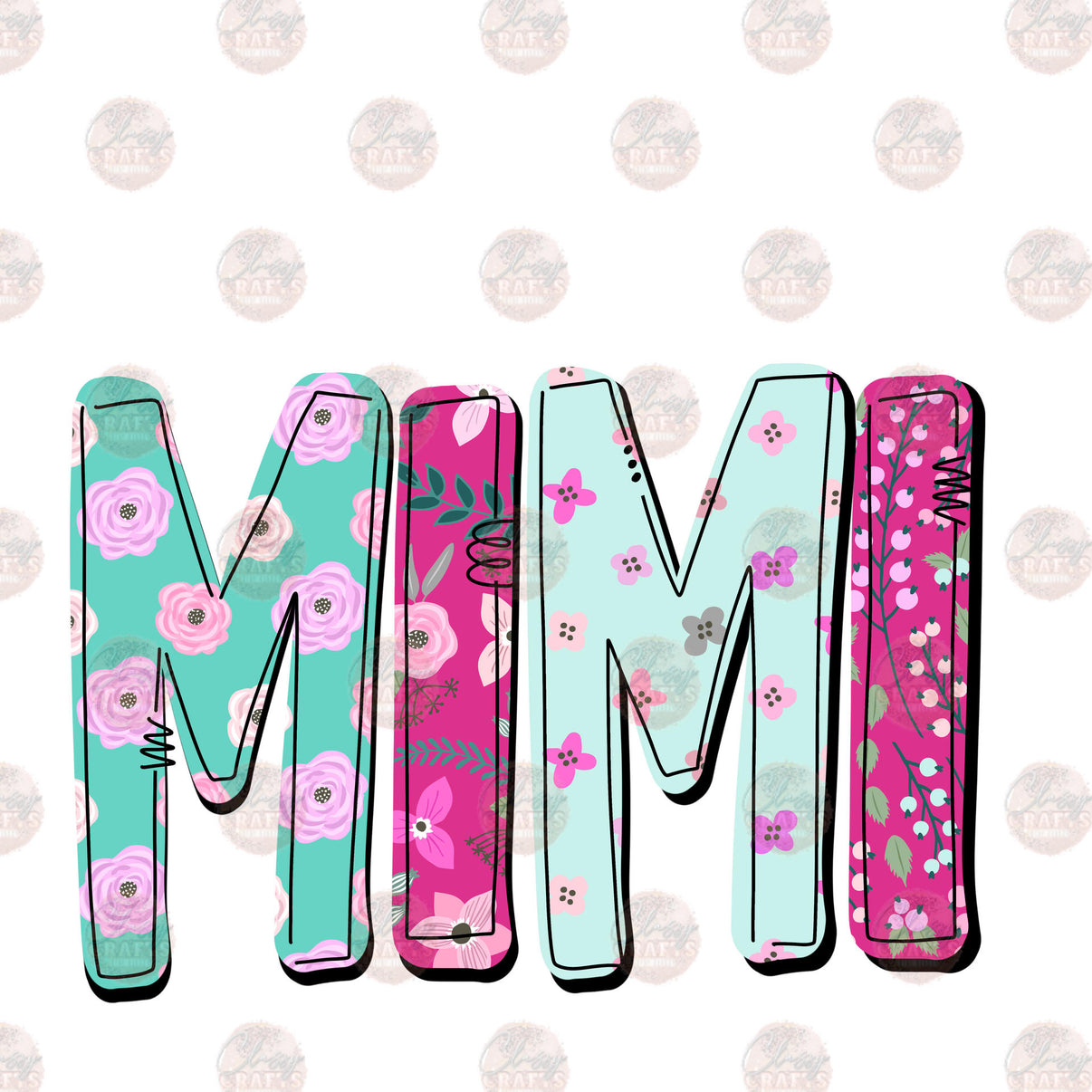 MiMi Floral Transfer – Classy Crafts