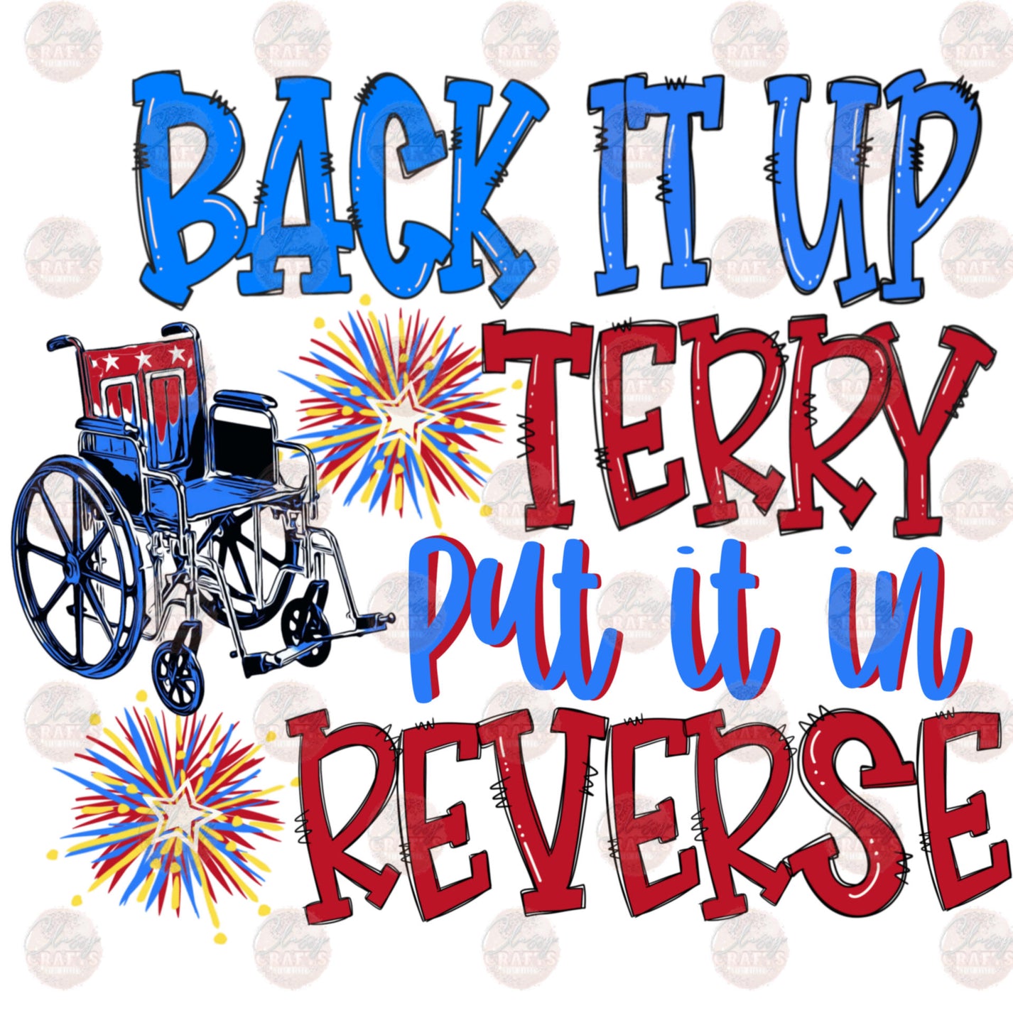 Put It In Reverse Transfer – Classy Crafts