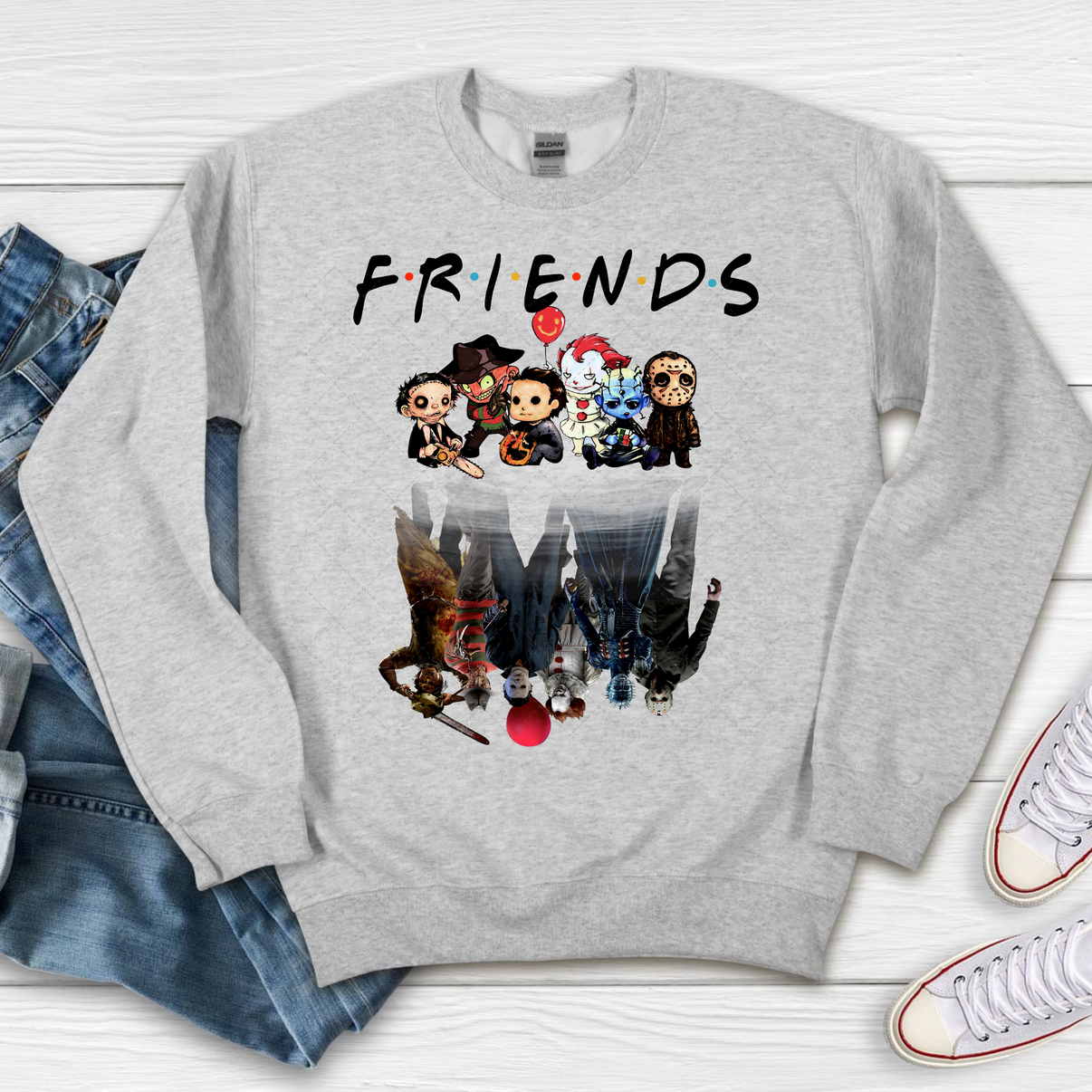 Scary Friends Little & Big Transfer – Classy Crafts