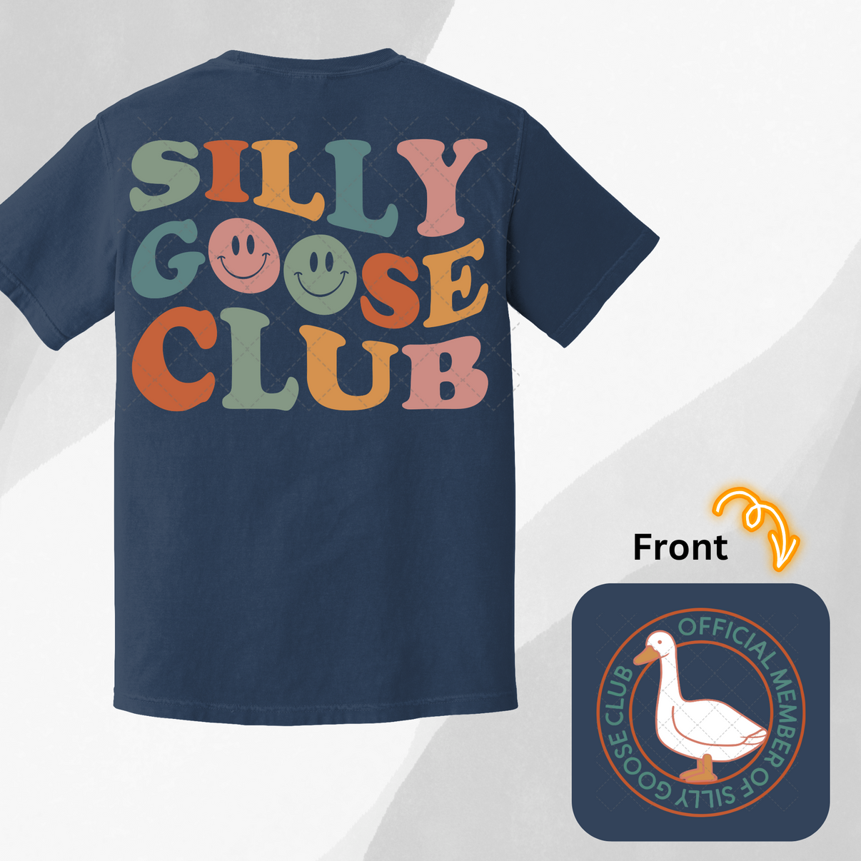 Silly Goose Club ** TWO PART* SOLD SEPARATELY** Transfer – Classy Crafts