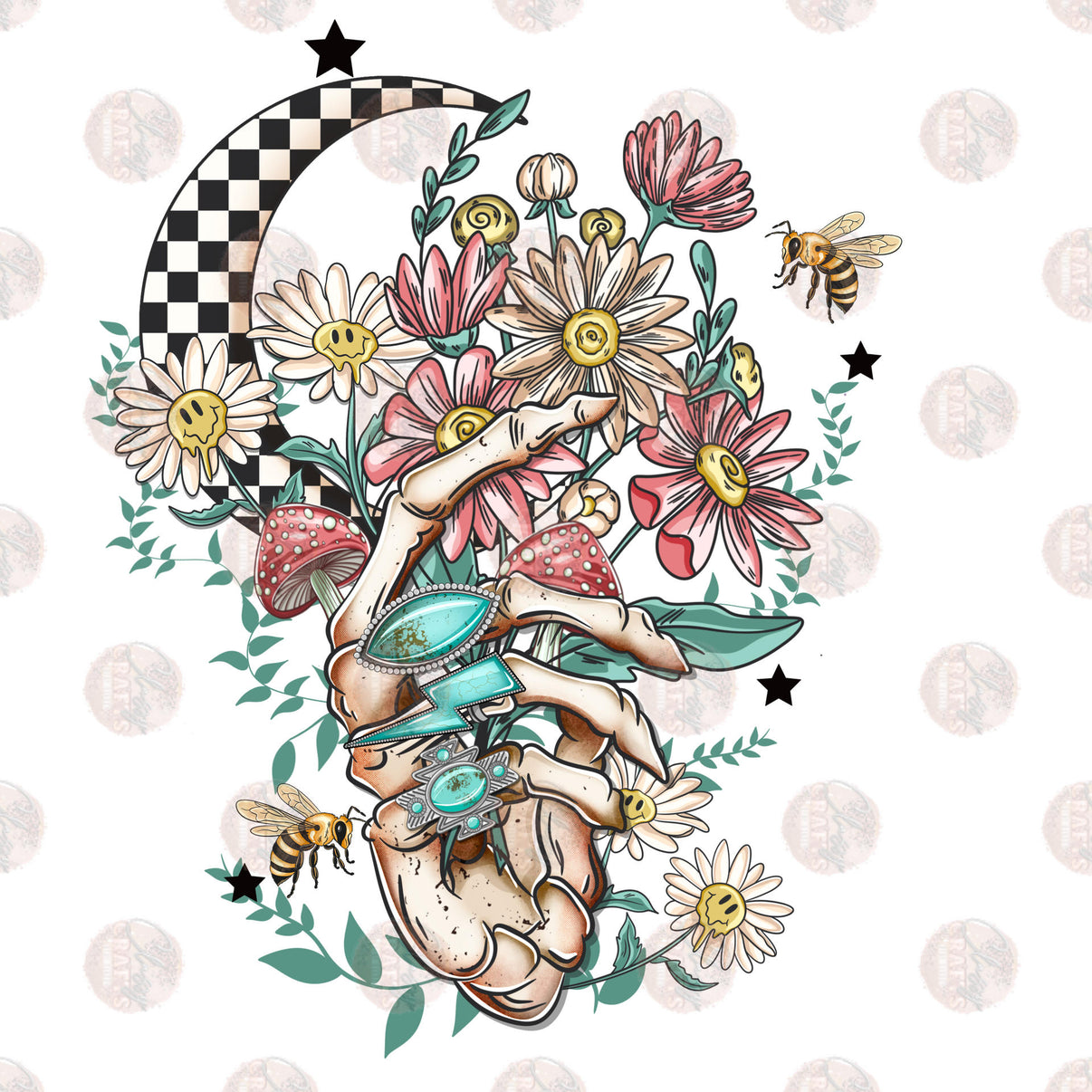 Spring Skeleton Transfer – Classy Crafts