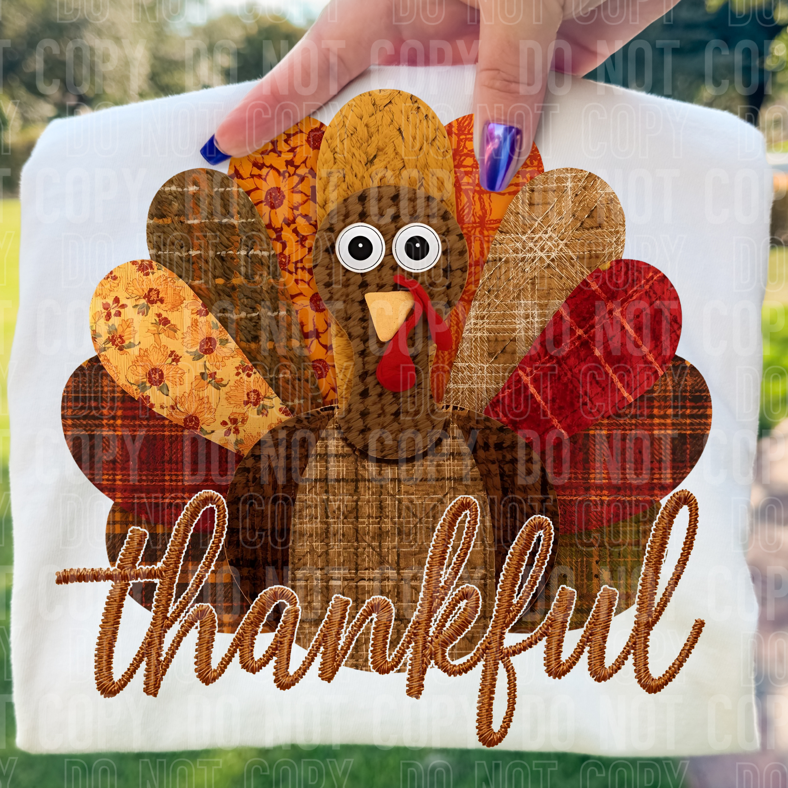 THANKFUL TURKEY TRANSFER – Classy Crafts