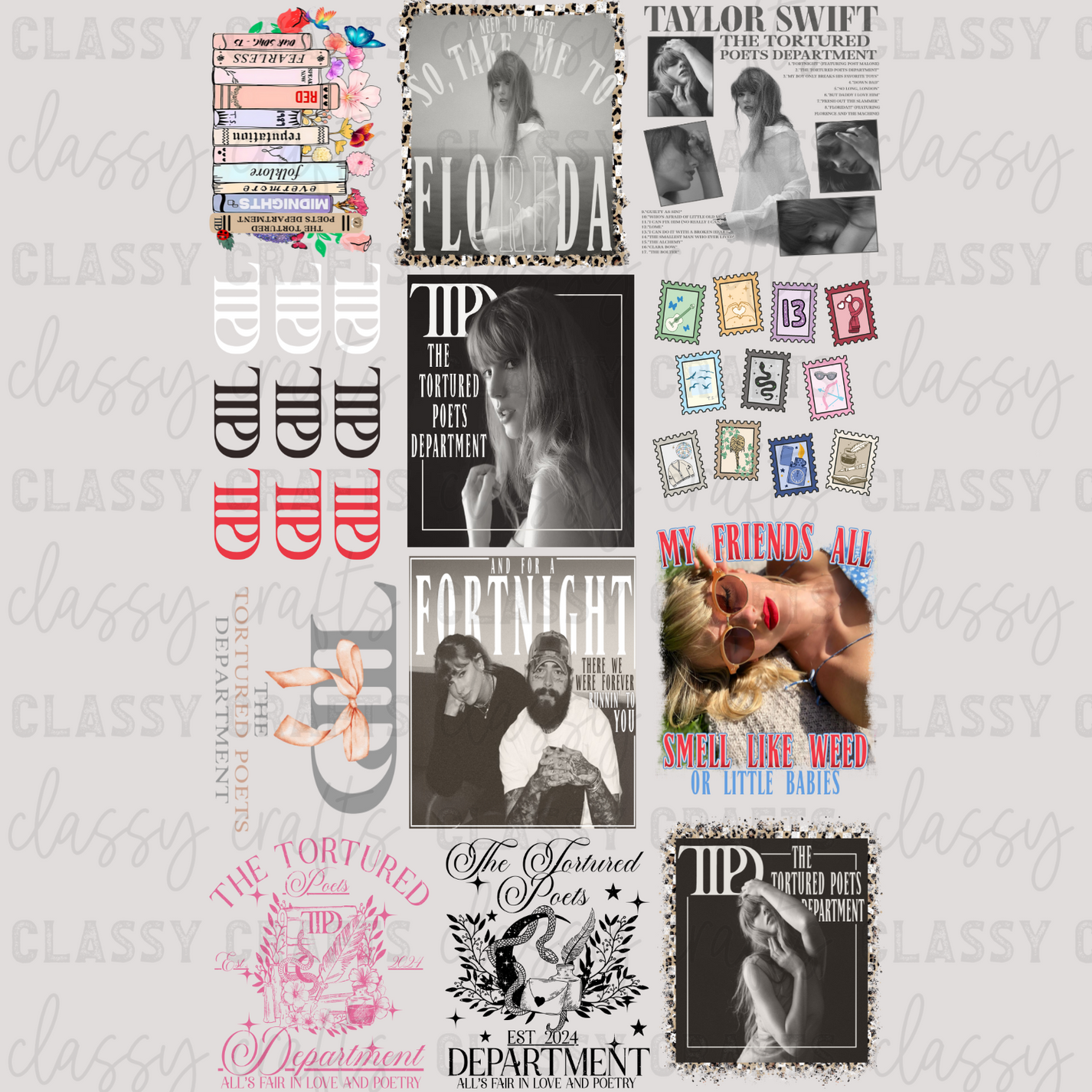 TTPD - 30x48 - PREMADE GANG SHEET – Classy Crafts