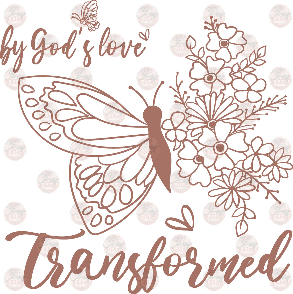 Transformed Rose Gold Transfers – Classy Crafts