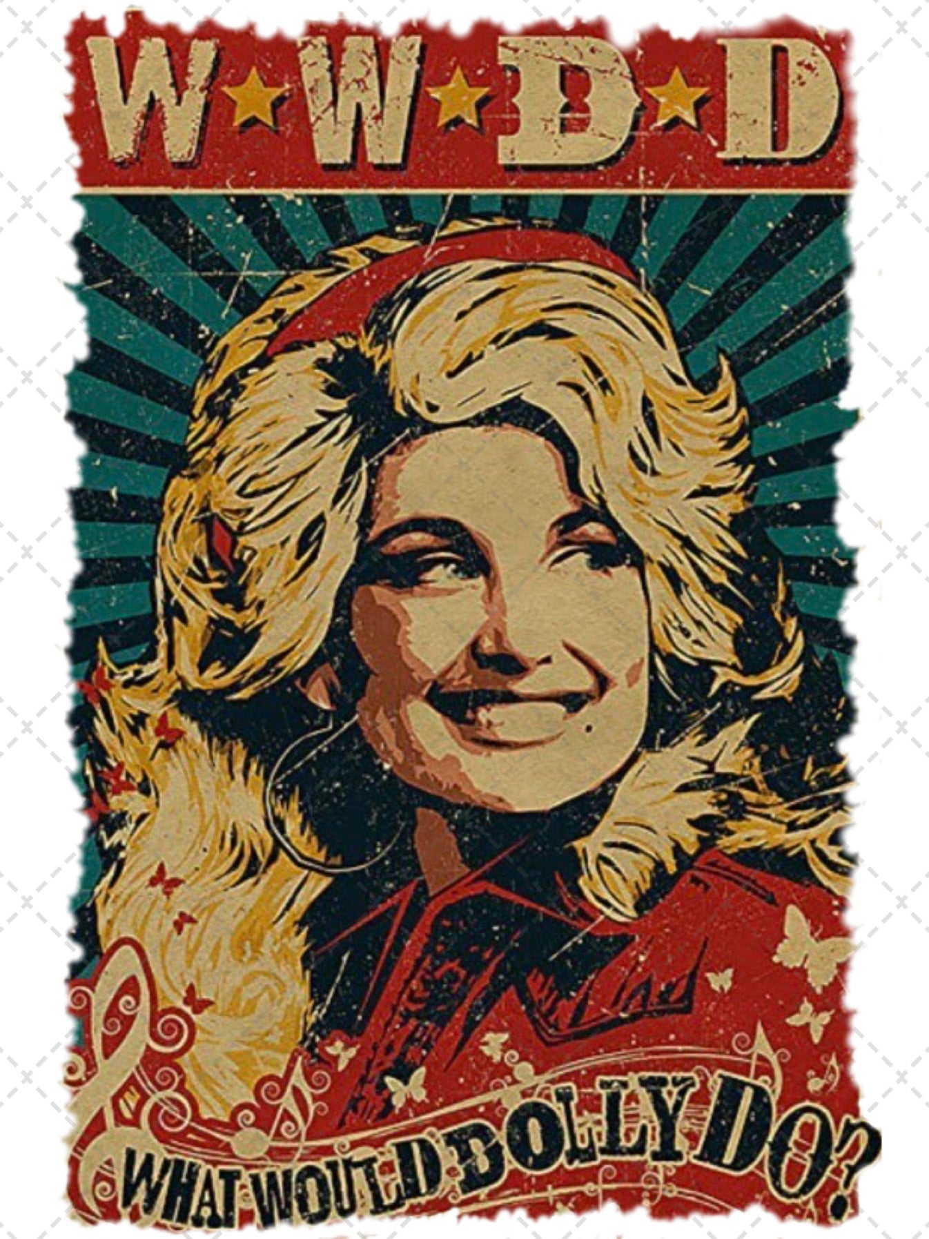 WWDD Distressed Transfer – Classy Crafts