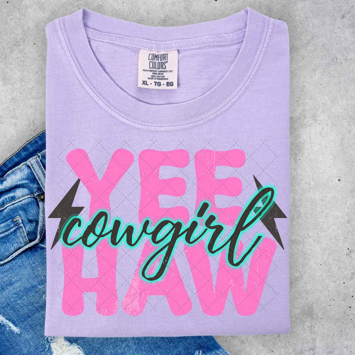 Yee Haw Cowgirl Transfer – Classy Crafts