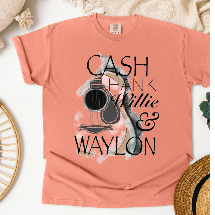 Cash Hank Willie Waylon Transfer – Classy Crafts