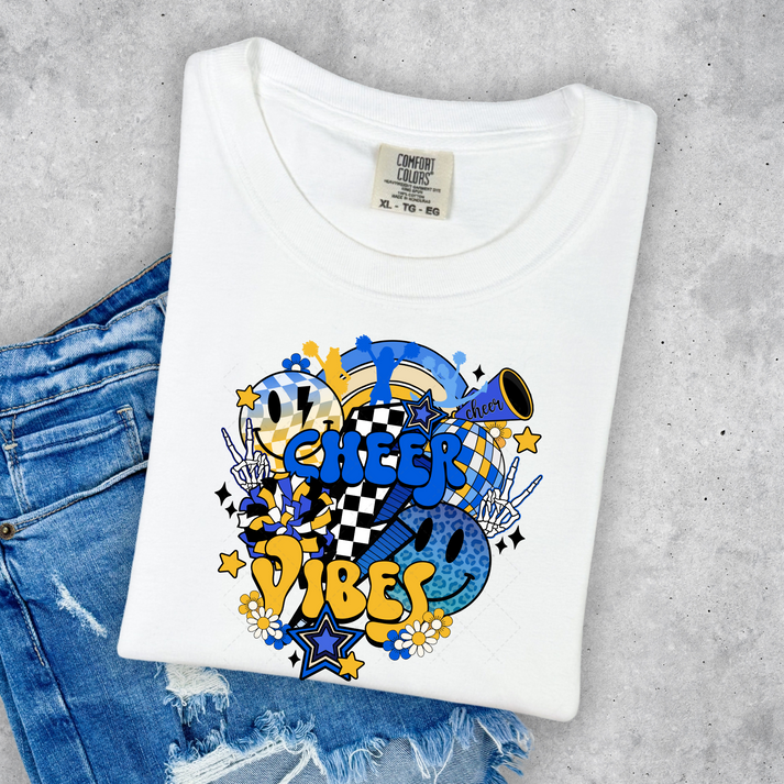 Cheer Vibes Groovy Transfer – Classy Crafts