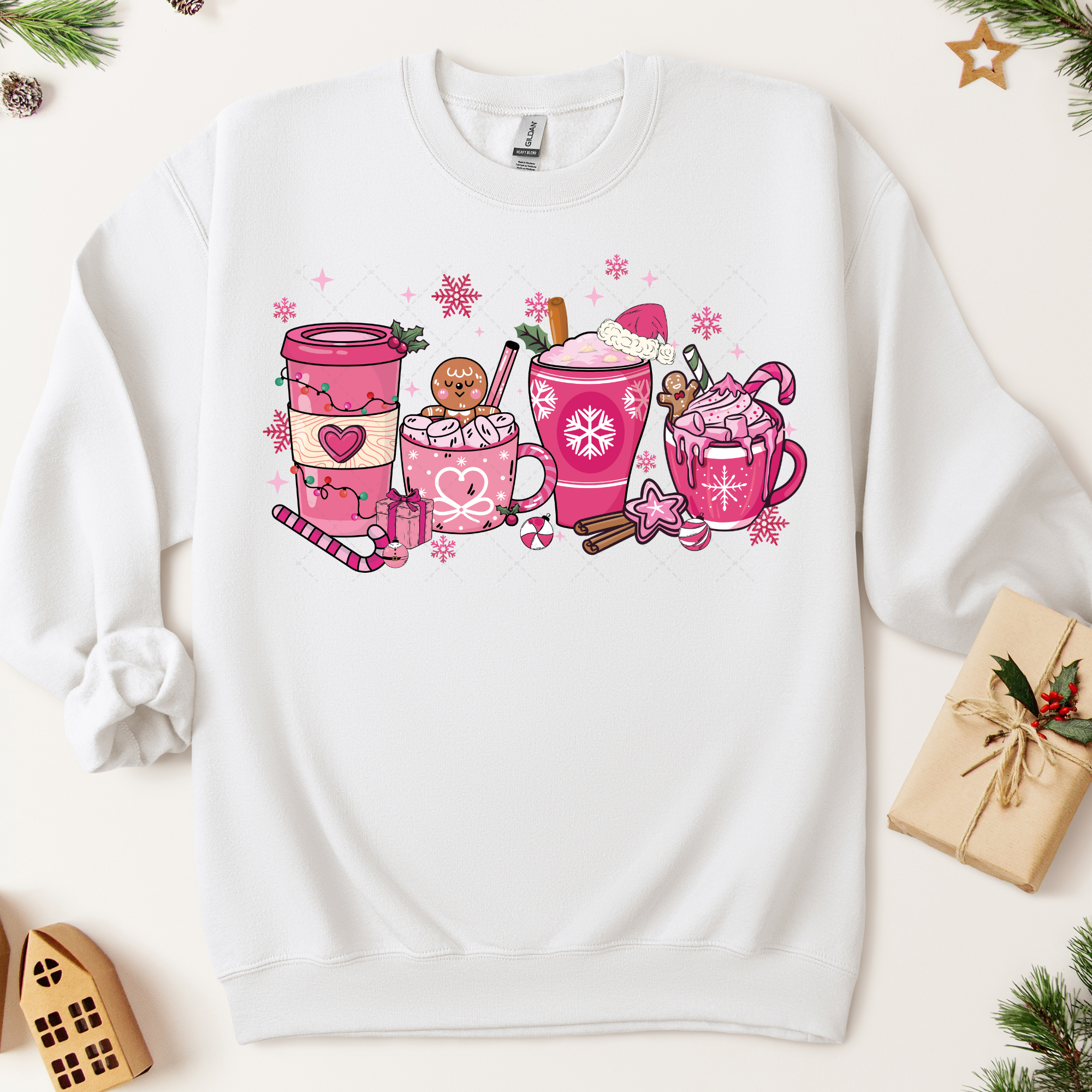 Christmas Cups Transfer – Classy Crafts