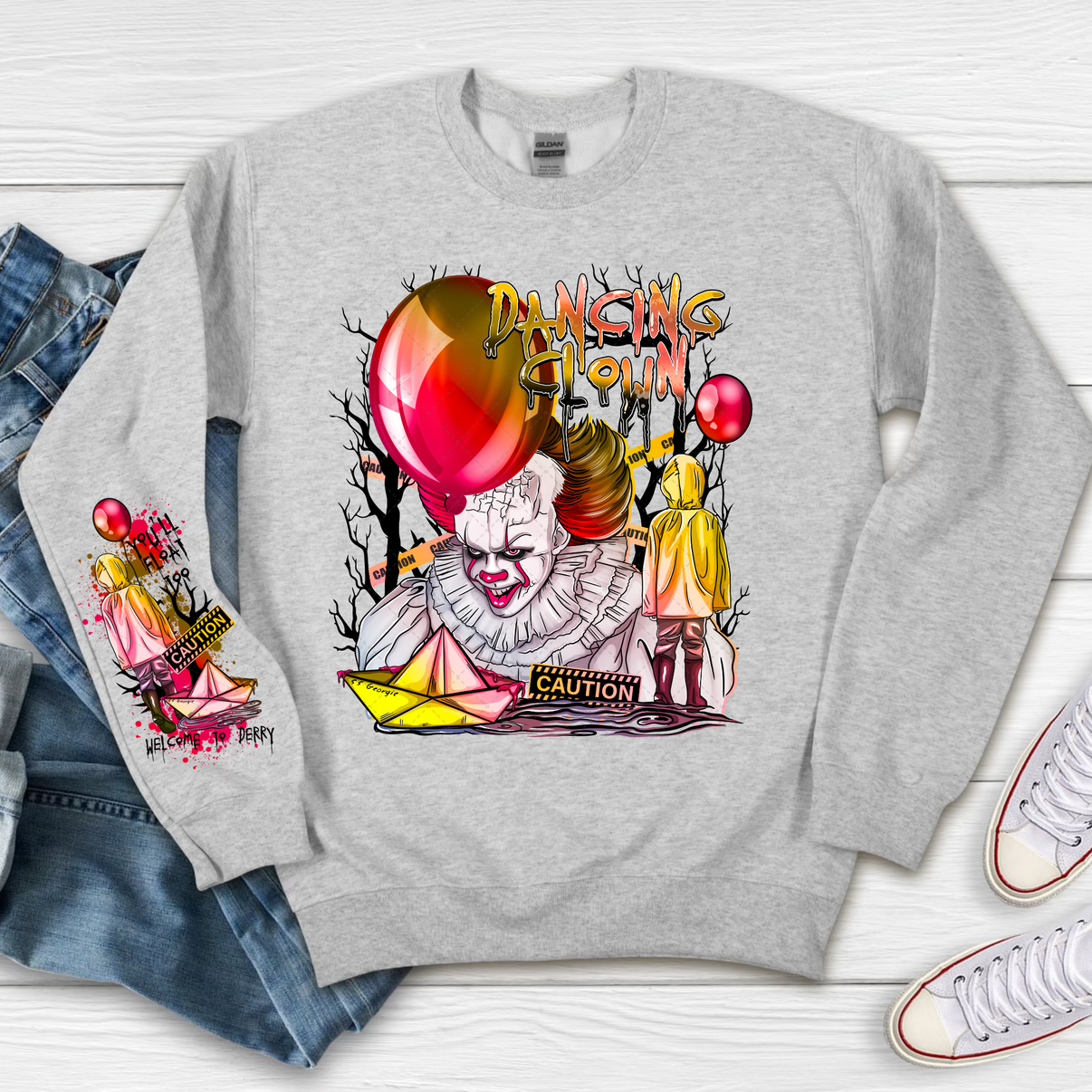 Dancing Clown Transfer – Classy Crafts