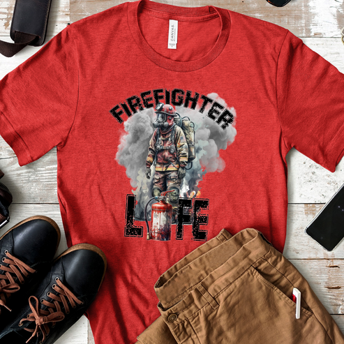 Firefighter Life Transfer – Classy Crafts