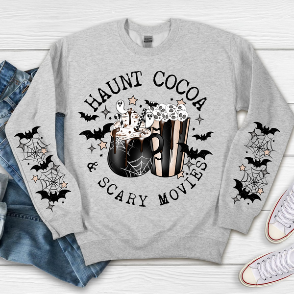 Hot Cocoa Scary Movies Transfer – Classy Crafts