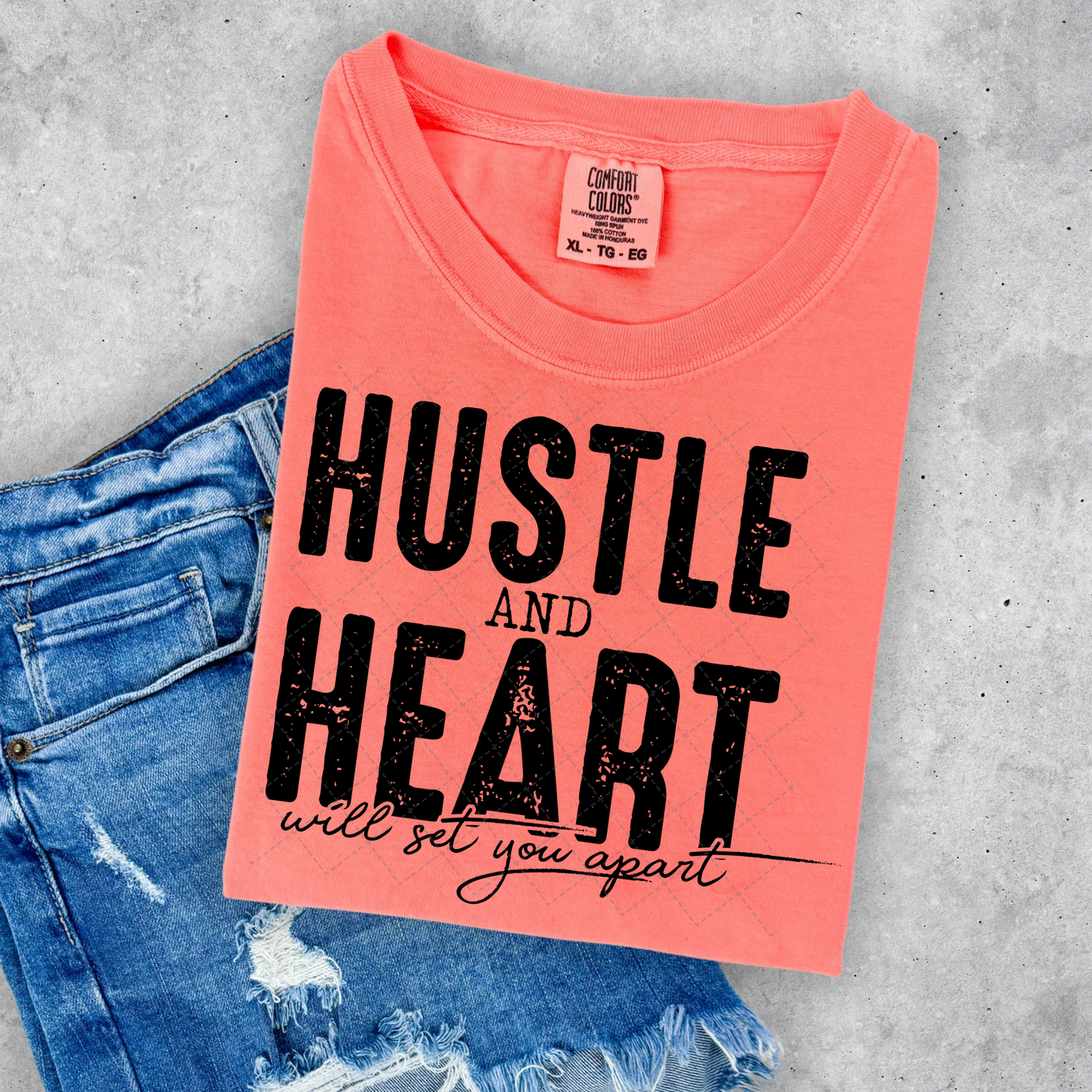 Heart And Hustle Transfer – Classy Crafts
