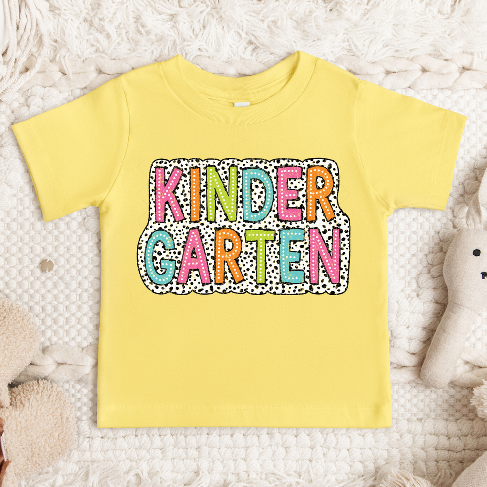 Kindergarten Dalmatian Dots Transfer – Classy Crafts