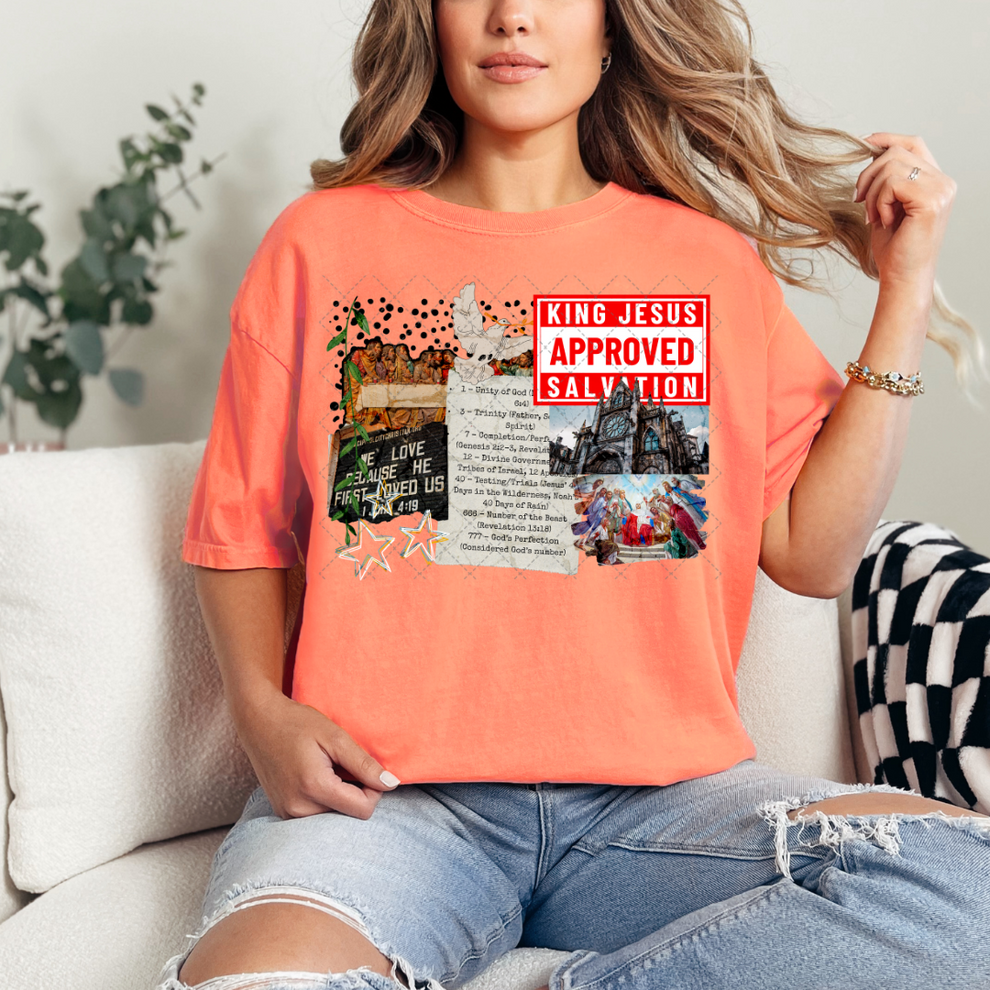 King Jesus Collage Transfer – Classy Crafts